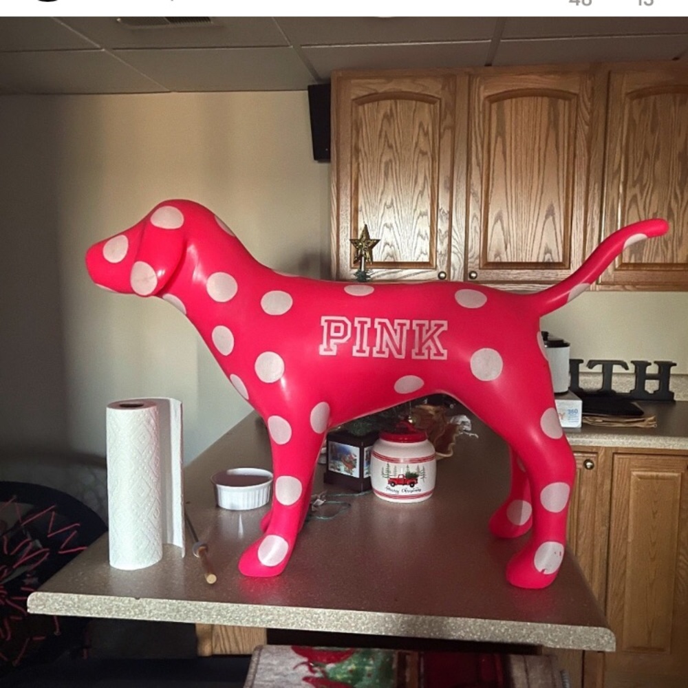 Major Iso: Pink Victoria’s Secret Plastic Store Displ… - Gem